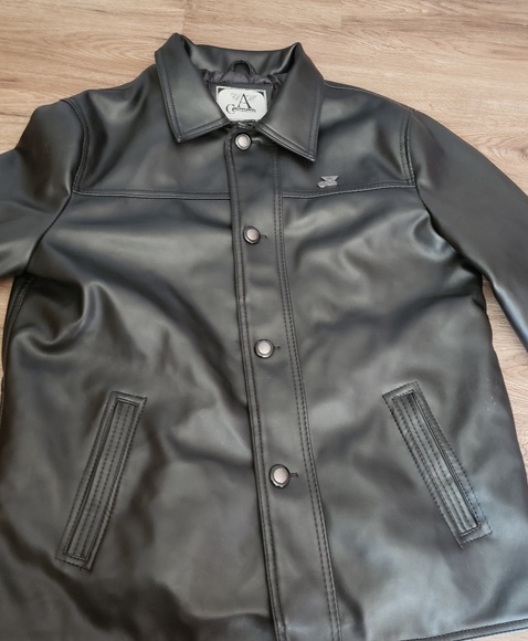 a collezioni | Jackets & Coats | A Collezioni Leather Jacket | Poshmark